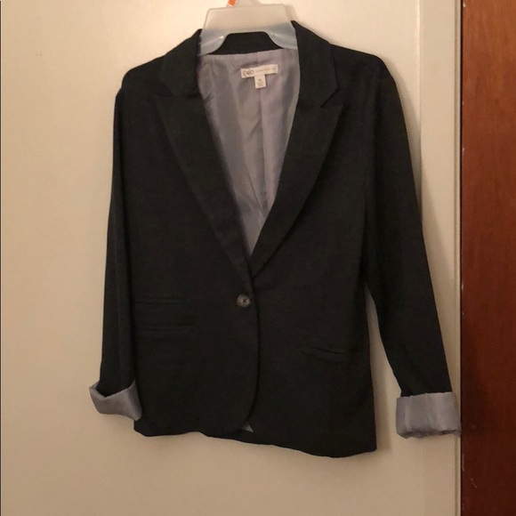 Cato | Jackets & Coats | Gray Cato Blazer With Striped Lining | Poshmark